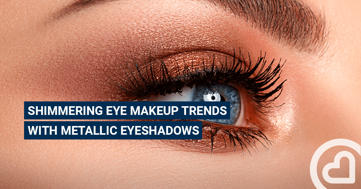 Shimmering eye makeup trends with metallic eyeshadows – – Familiprix